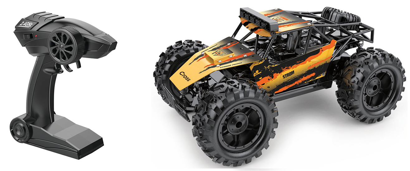 רכב שטח עם שלט רחוק – CROSS SAHARA - צעצועי שגיב